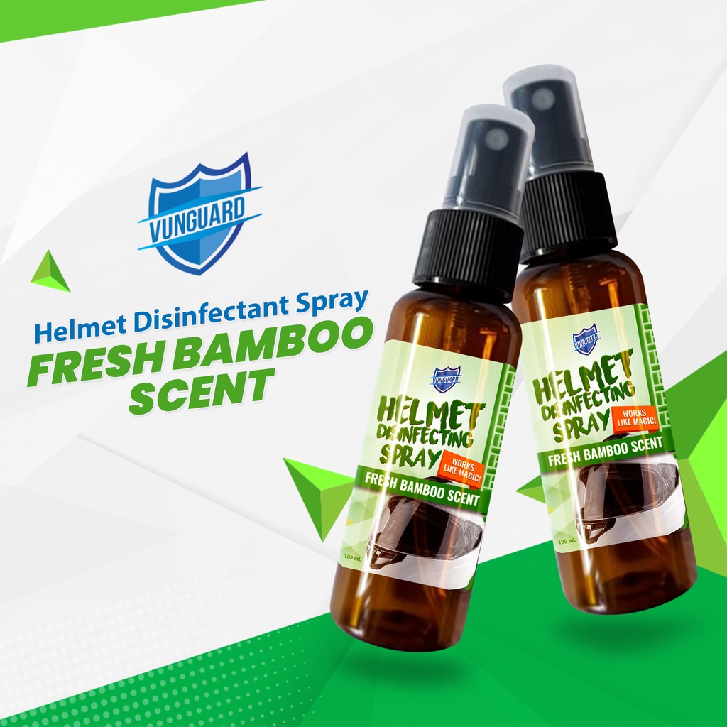 Vunguard Helmet Disinfecting Spray – Fresh Bamboo Scent | Shopee ...