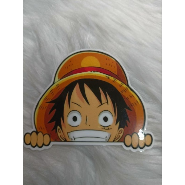 ONEPIECE PEEKER STICKER LAMINATED | Shopee Philippines
