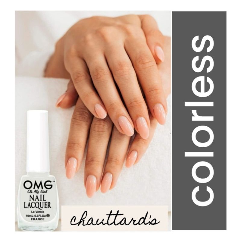 OMG Nail Polish 10ml (Colorless) | Shopee Philippines