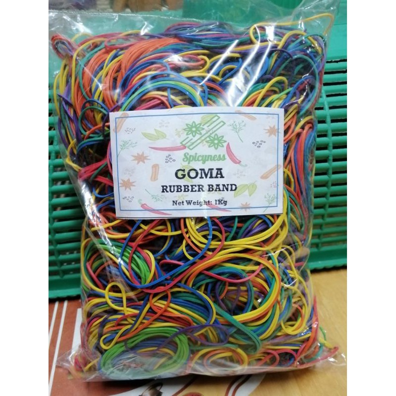 Rubber Band / Goma / Lastiko 250g 500g 1Kg |Spicyness | Shopee Philippines