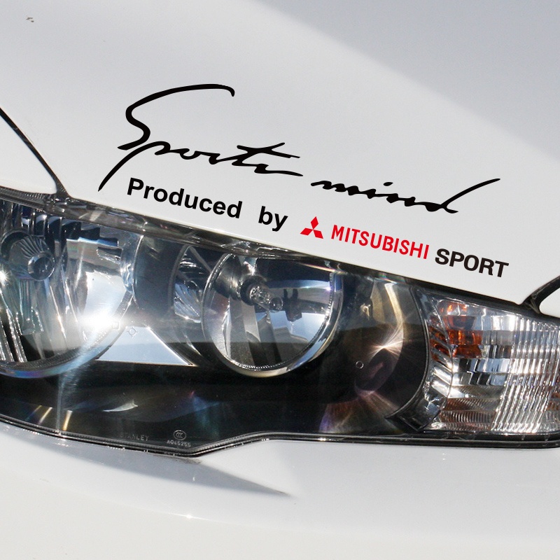 2pcs Sport Styling Auto Racing Decor Car Lamp Eyebrow Stickers Decal ...