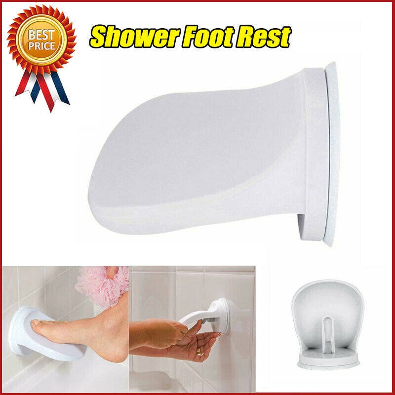 Shower Foot Rest Suction Cup Shower Foot Rest, Bathroom Foot Step for ...
