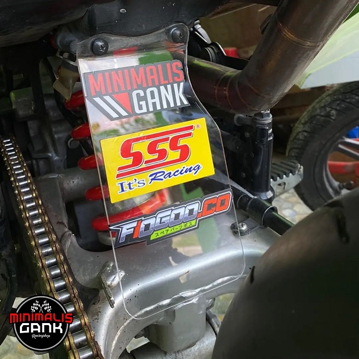 Acrylic Mica Cover Mudflap Mud Flap Shock Protector CRF 150L Mudguard ...