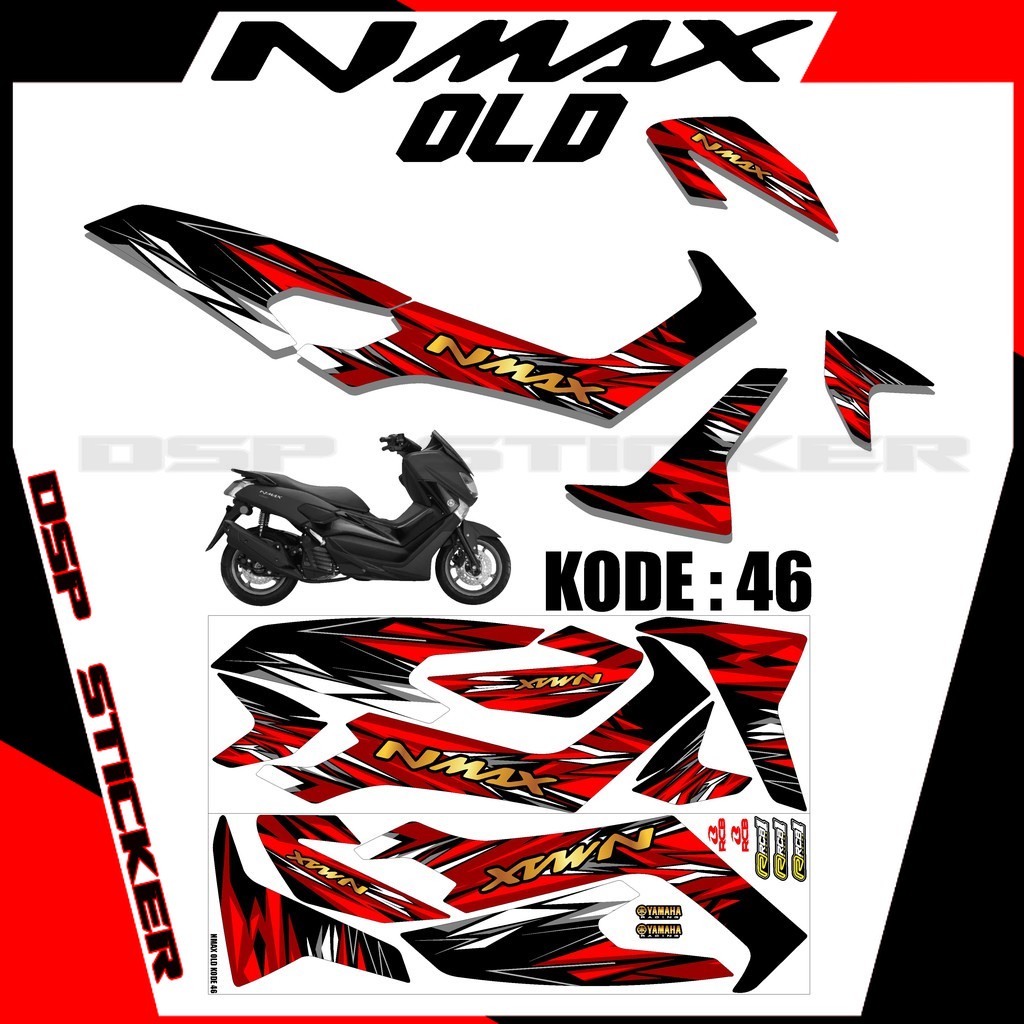 Striping NMAX OLD - Striping Sticker Variations list of OLD Yamaha NMAX ...