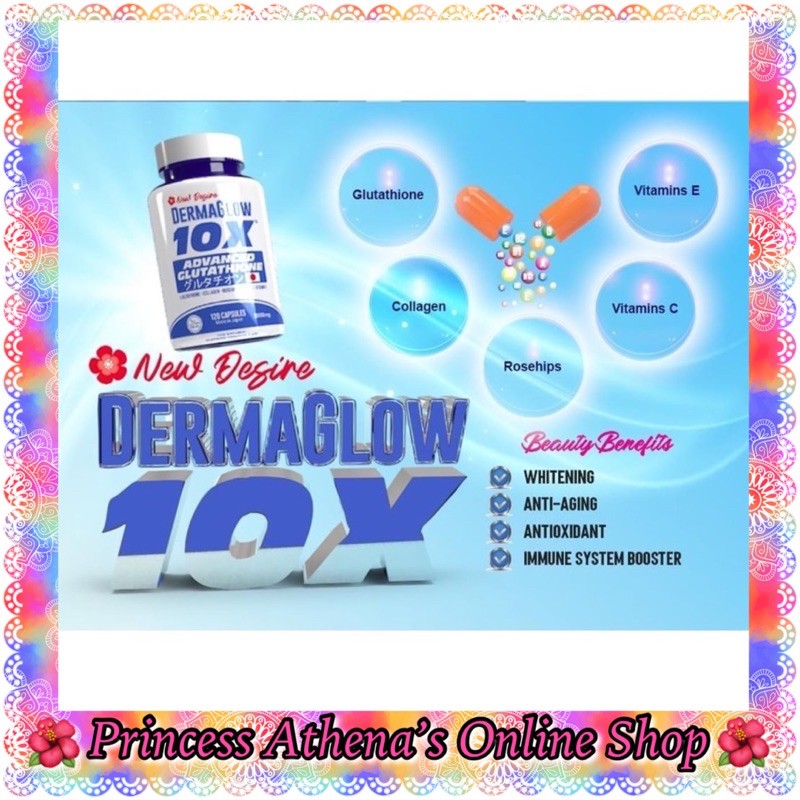 DERMA GLOW 10X ADVANCED GLUTATHIONE (COF & AVAILABLE) | Shopee Philippines