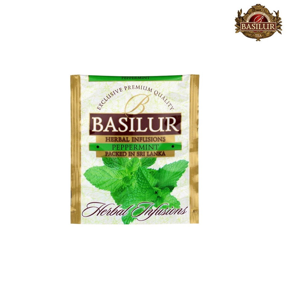 Basilur Tea Herbal Infusions Peppermint Horeca 1.2g X 100 En | Shopee ...