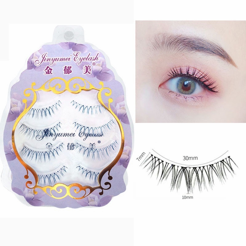 4 Pairs of False Eyelashes Naturally Crossed Simulated False Eyelashes ...