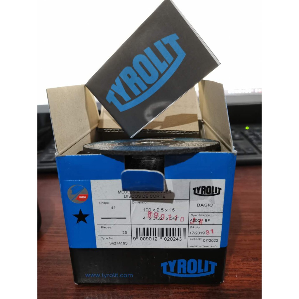 [Sold Per pc] ORIGINAL Tyrolit Cutting Disk (Basic) | Shopee Philippines