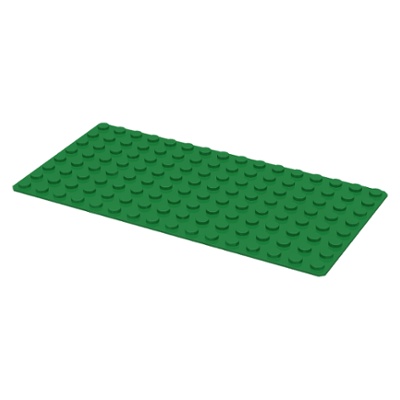 Lego Baseplate 8 x 16 8x16 Used Green Bright Green 3865 92438 8x8 ...