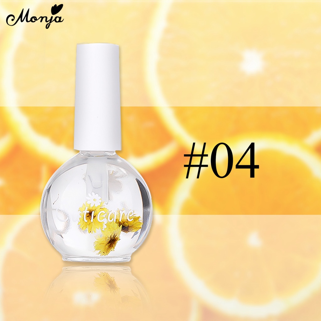 Monja 15ml Nail Dry Flower Natural Fragrance Treatment Nutrient Oil ...
