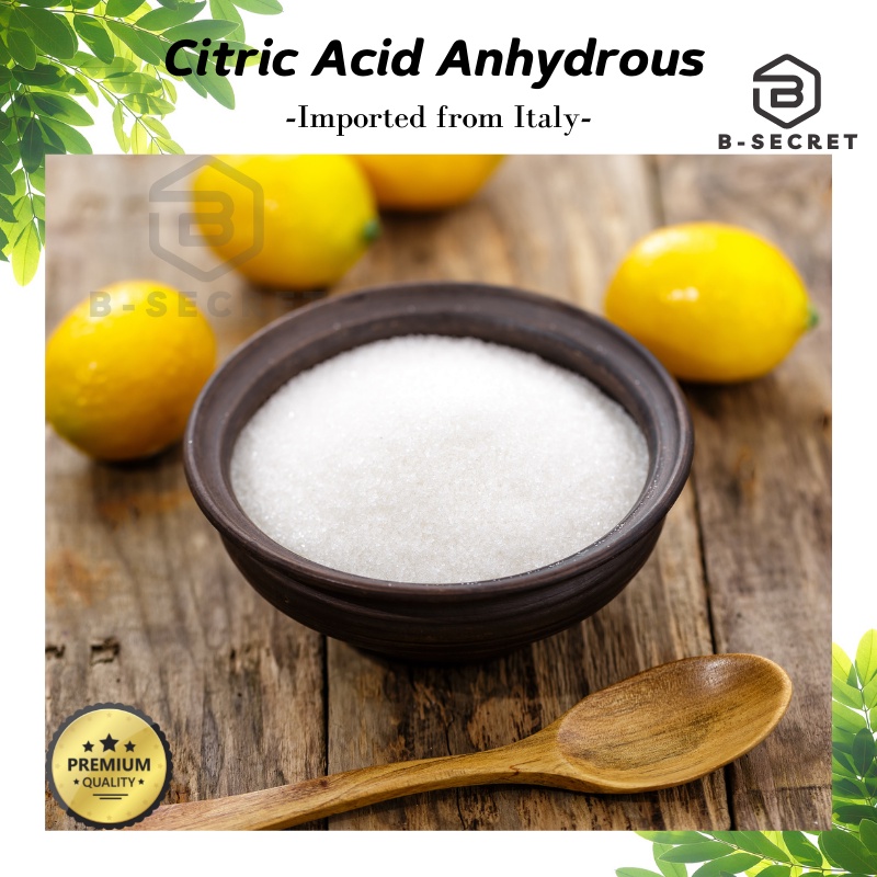 Citric Acid Anhydrous Food Grade Premium Quality (500G / 1KG) | Shopee ...
