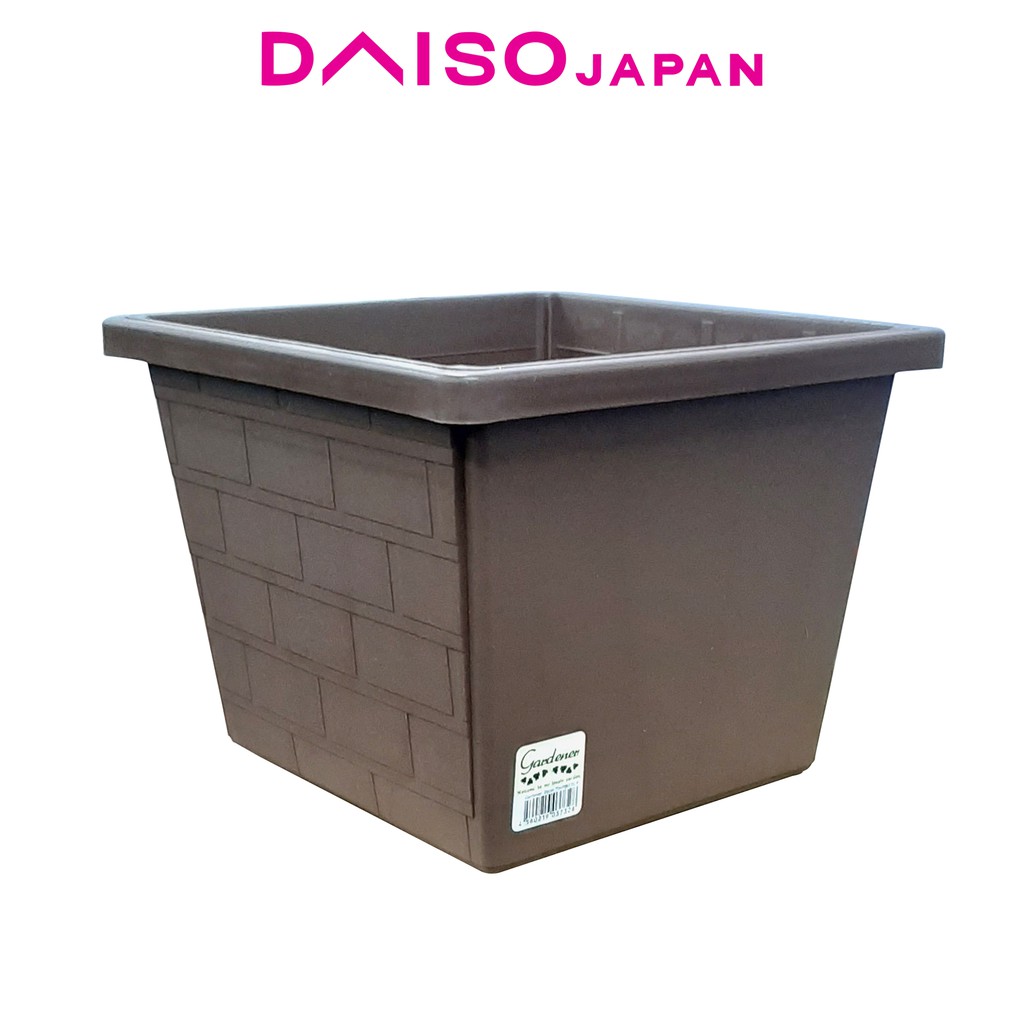 Daiso Square Flower Pot Brick Design | Shopee Philippines