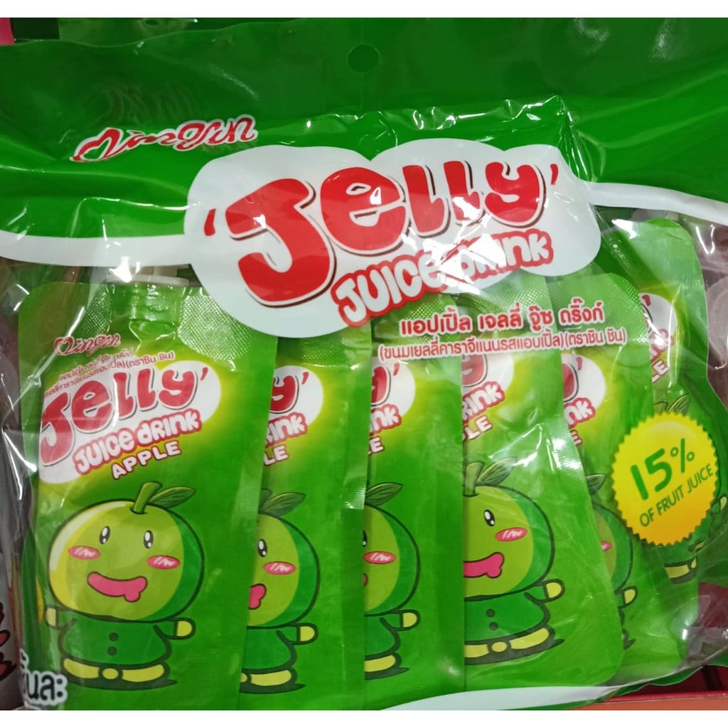 Shin Jelly juice drink Apple Flavor Pack 6 Sachets | Shopee Philippines