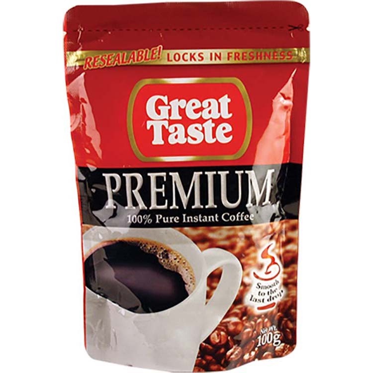 Great Taste Premium 100% Pure Instant Coffee ( 100g ) | Shopee Philippines