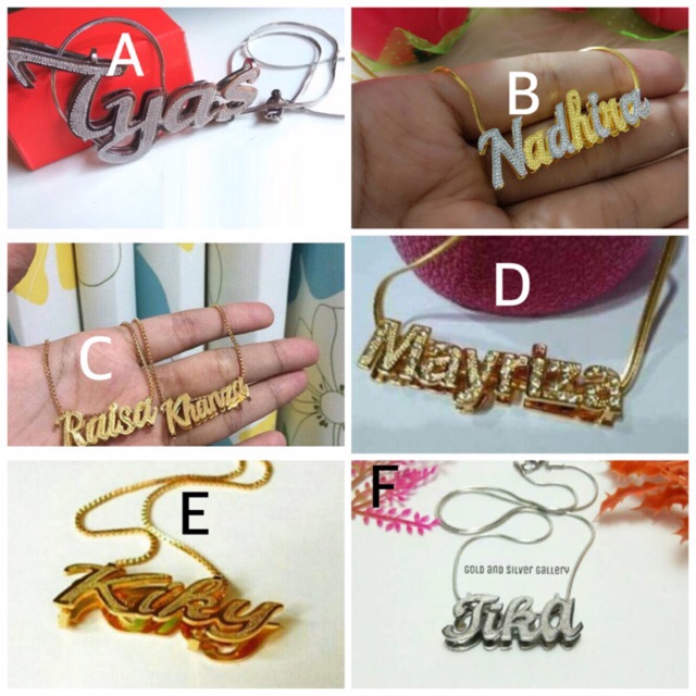 3d Gold Name Plate 24k Gold Plated | Shopee Philippines