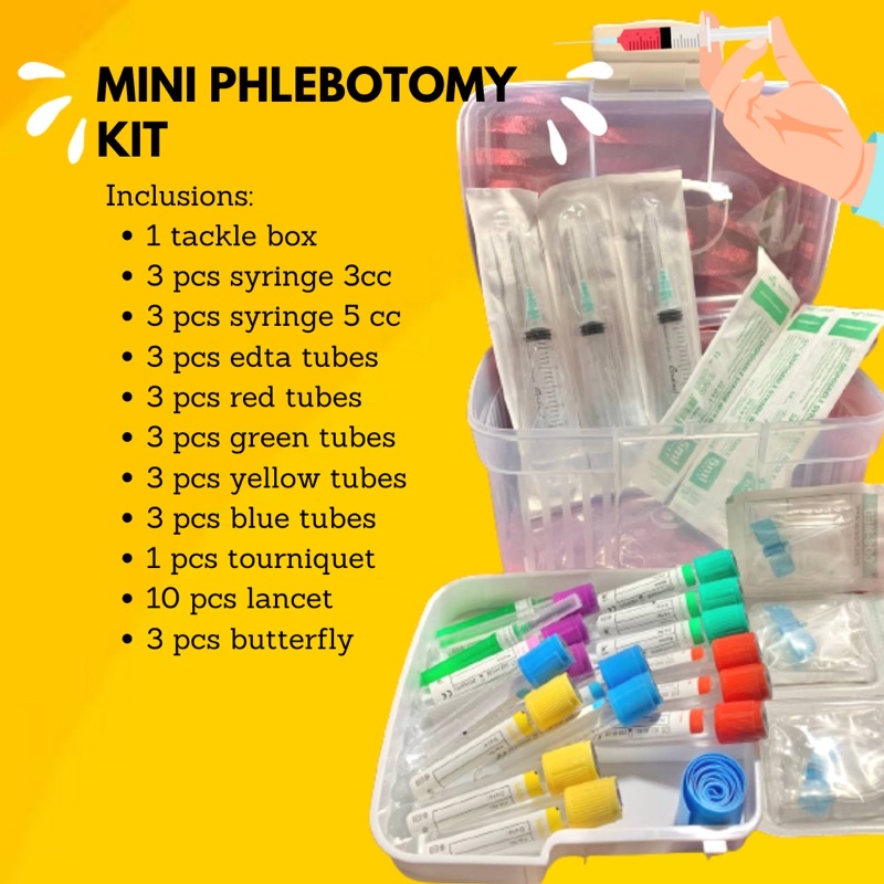Complete Phlebotomy Kit for Medtech Students | Shopee Philippines