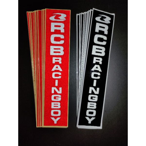 Rcb racing boy shock sticker cutting motorbike sticker | Shopee Philippines