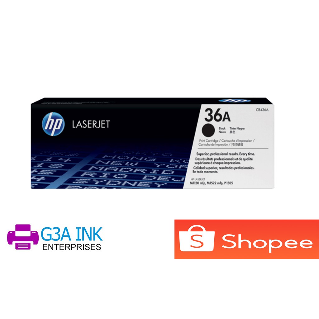 HP 36A / CB436A LASERJET TONER CARTRIDGES | Shopee Philippines