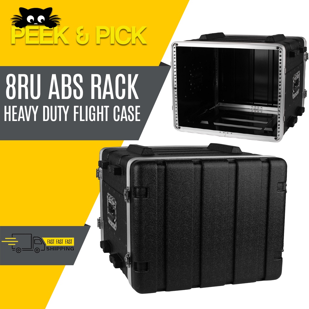 ABS 8RU / 8 RU CASE TOUR CASE LIVE SOUNDS SOUNDS PROCESSOR RACK PEEK N ...