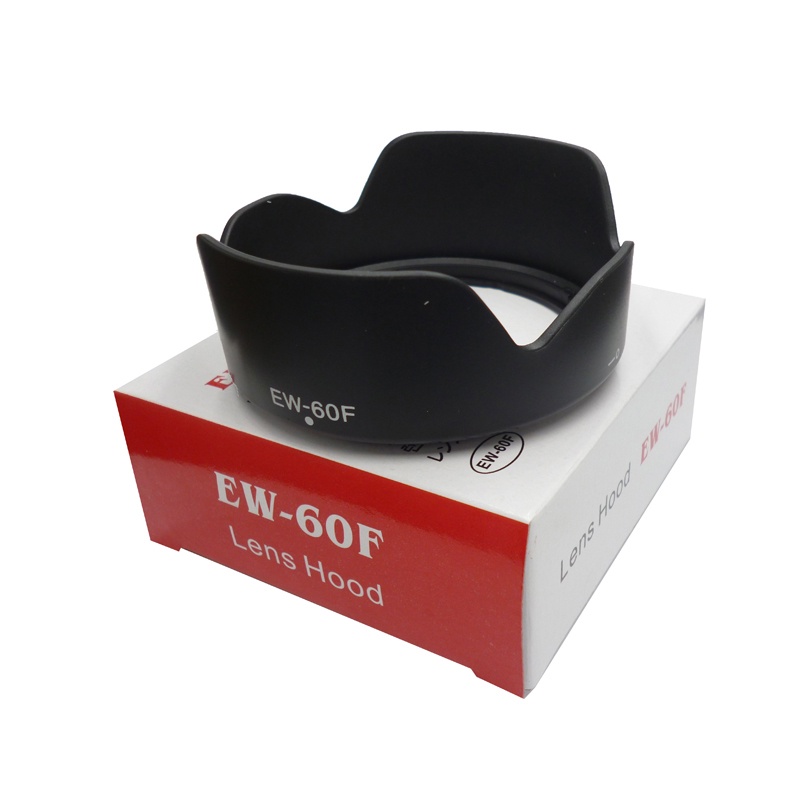 Camera Lens Hood EW-60F Bayonet Mount EW60F for Canon M5 M6 With EF-M 18-150mm f/3.5-6.3 IS STM ...