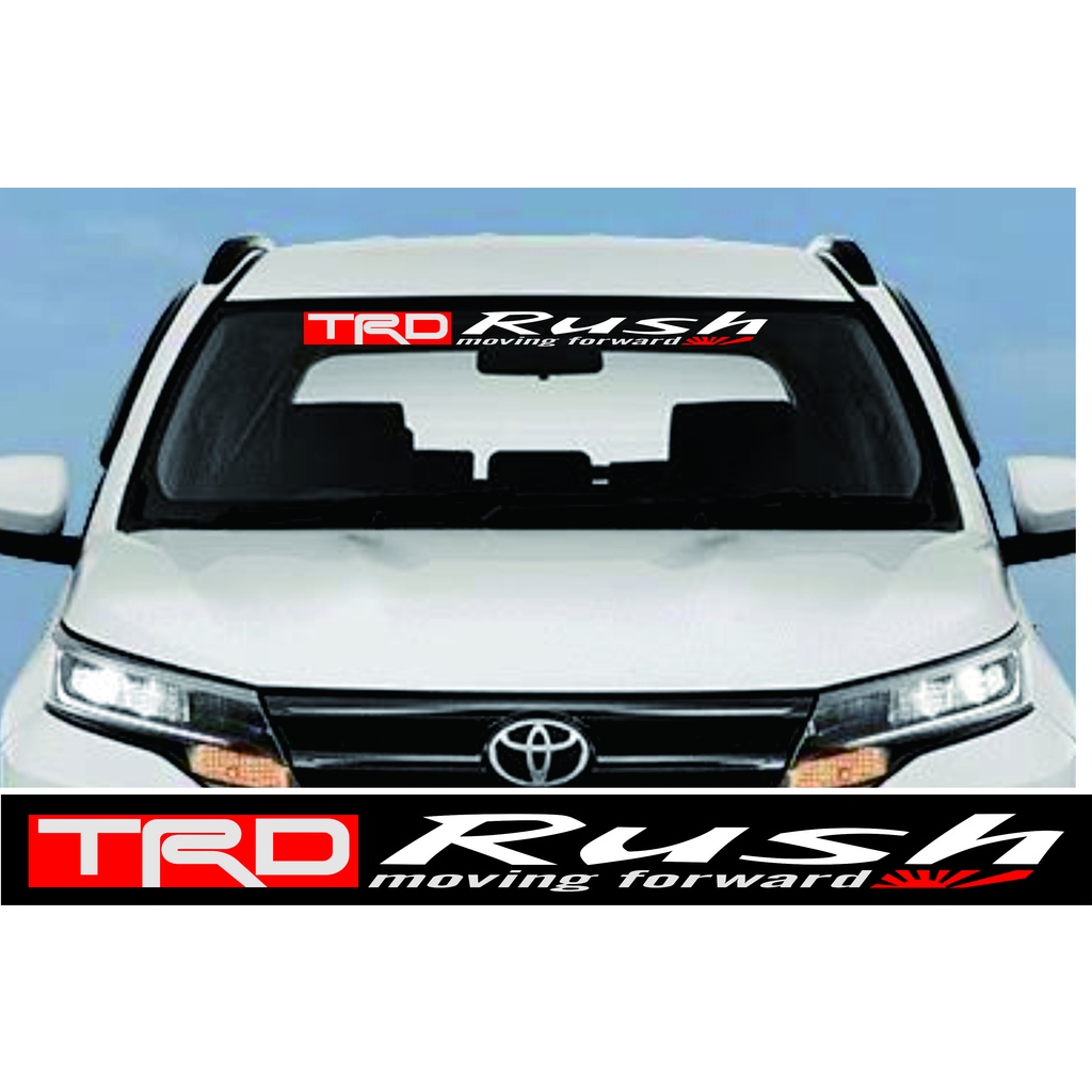 Rush trd car windshield sticker | Shopee Philippines