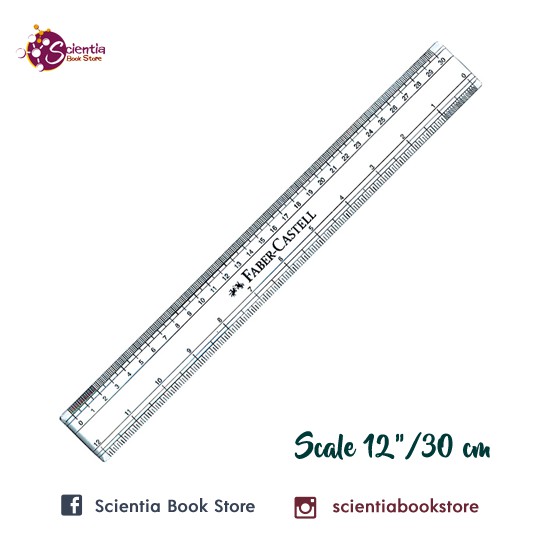 Ruler 12"/ 30cm Faber-Castell (Unit) | Shopee Philippines
