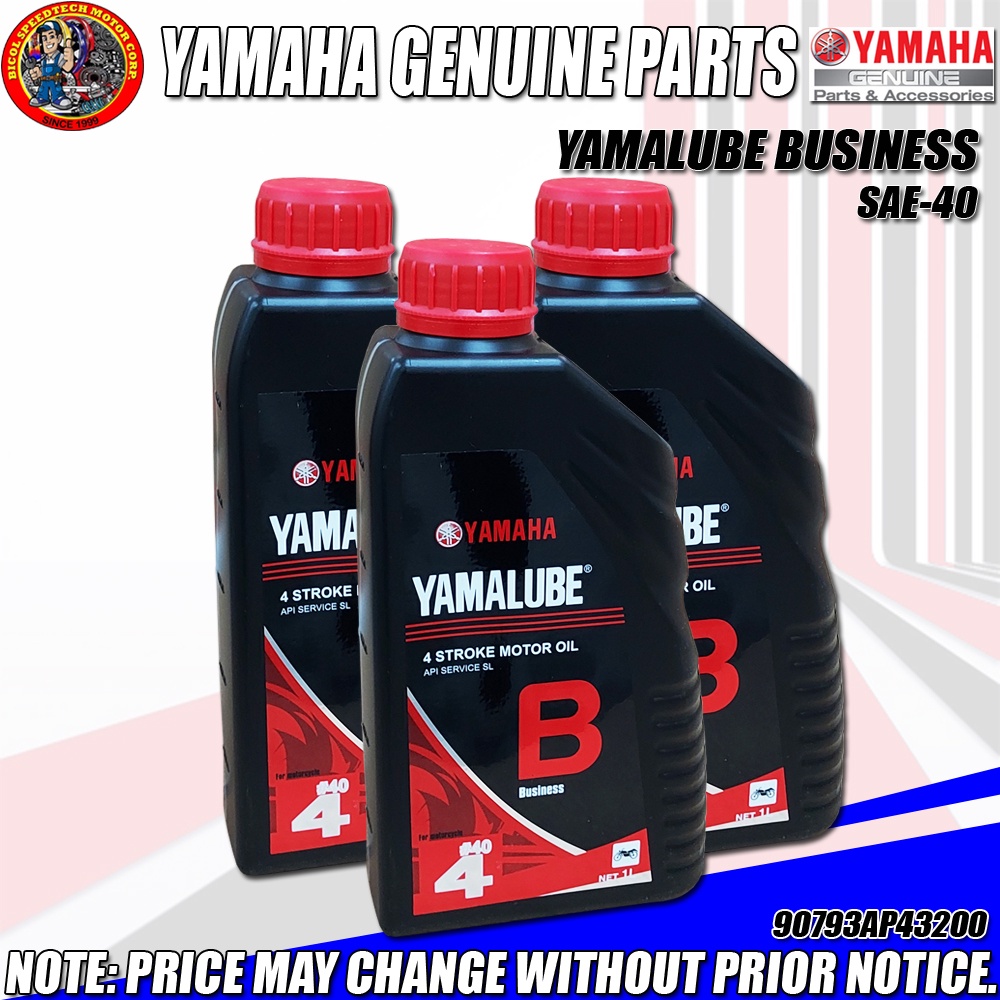 YAMALUBE BUSINESS MOTOR OIL SAE-40 (YGP) (90793-AP432) ORIGINAL *NOT ...