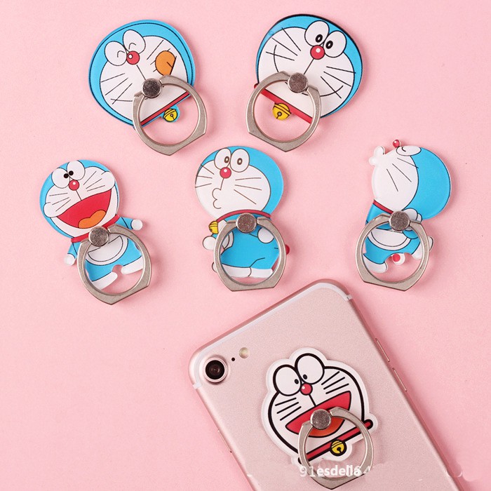Doraemon Phone Ring Holder Round 360 Phone Stand Finger Bracket ...