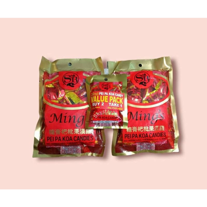 Mings Pei Pa Koa Candy Buy 2 (120g) Take 1 (20g) | Shopee Philippines