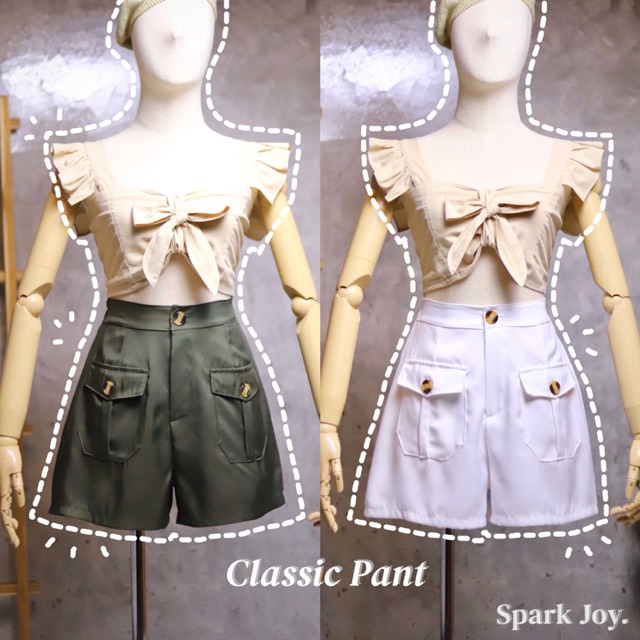 Classic Pants Shorts Very Beautiful. | Shopee Philippines