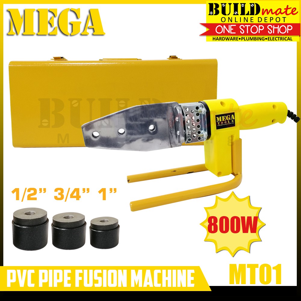 MEGA PVC Pipe Fusion Machine 800W 1/2" 4/3" 1" MT01 | Shopee Philippines
