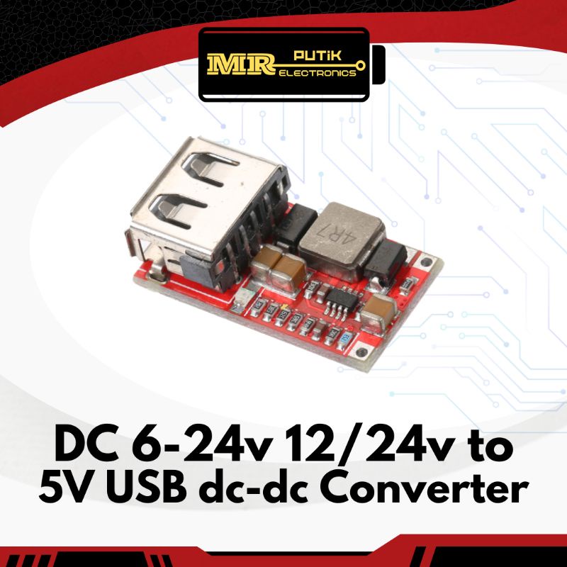DC 6-24v 12/24v to 5V usb dc-dc converter | Shopee Philippines