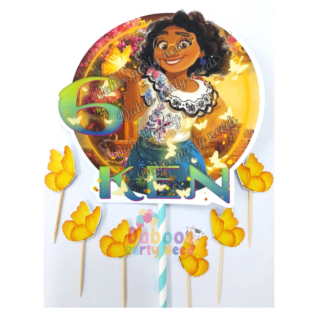 Personalized encanto theme cake topper mirabel disney theme | Shopee ...