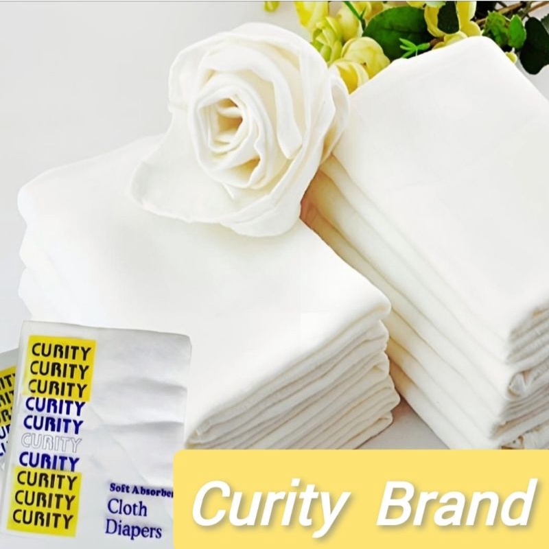 BIG SIZE Curity Birdseye Clothe Diaper Lampin for Newborn / Infant 6pcs ...