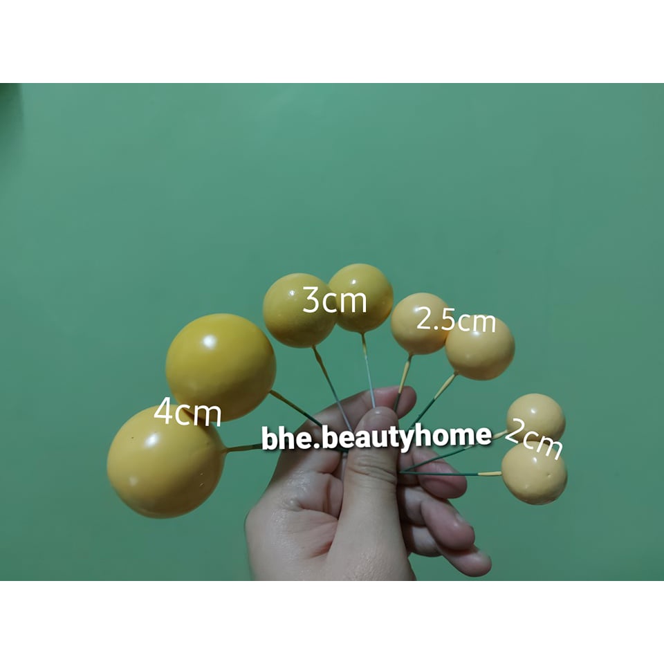 Balls Mini Balloons Magic Crystal Cake Topper Styro Pearl Ball Toppers ...