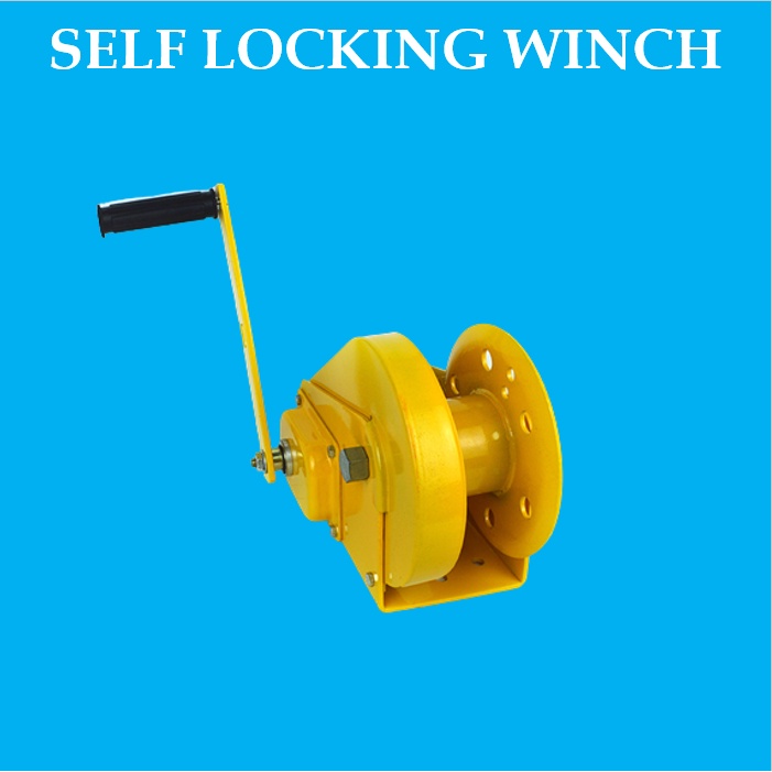Self- Locking Winch Hand Brake Winch Without wire rope With Brake ...