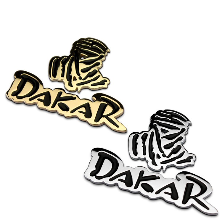 Metal Dakar Rally Racing Logo Emblem Sticker Car Jeep Truck | Shopee ...