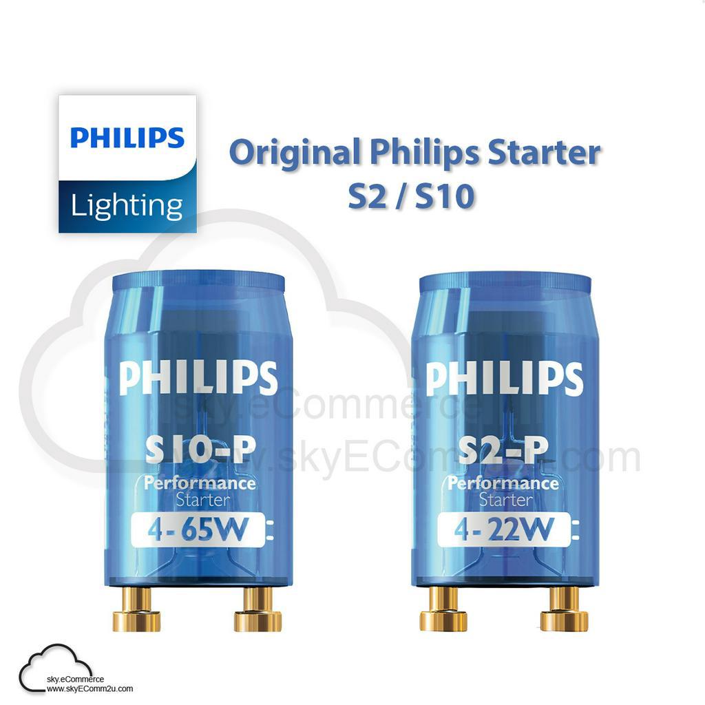 Philips S10 S2 Fluorescent Light Starter Lampu S-10 S-2 Performance ...