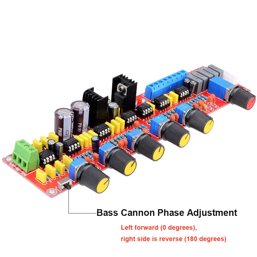 DIYMORE C 0-15V Ne5532 Hifi 5.1 Sound Board Preamplifier Volume Control ...
