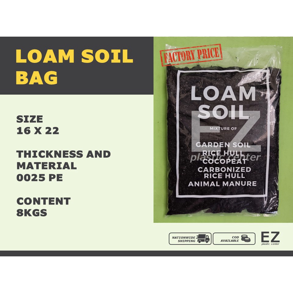 Loam Soil Bag (100pcs) | EZPLASTICPH | Shopee Philippines