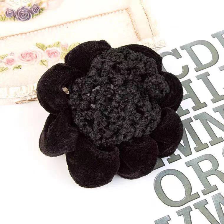 Hairnet black bun pony net for girls boknay hair pony | Shopee Philippines