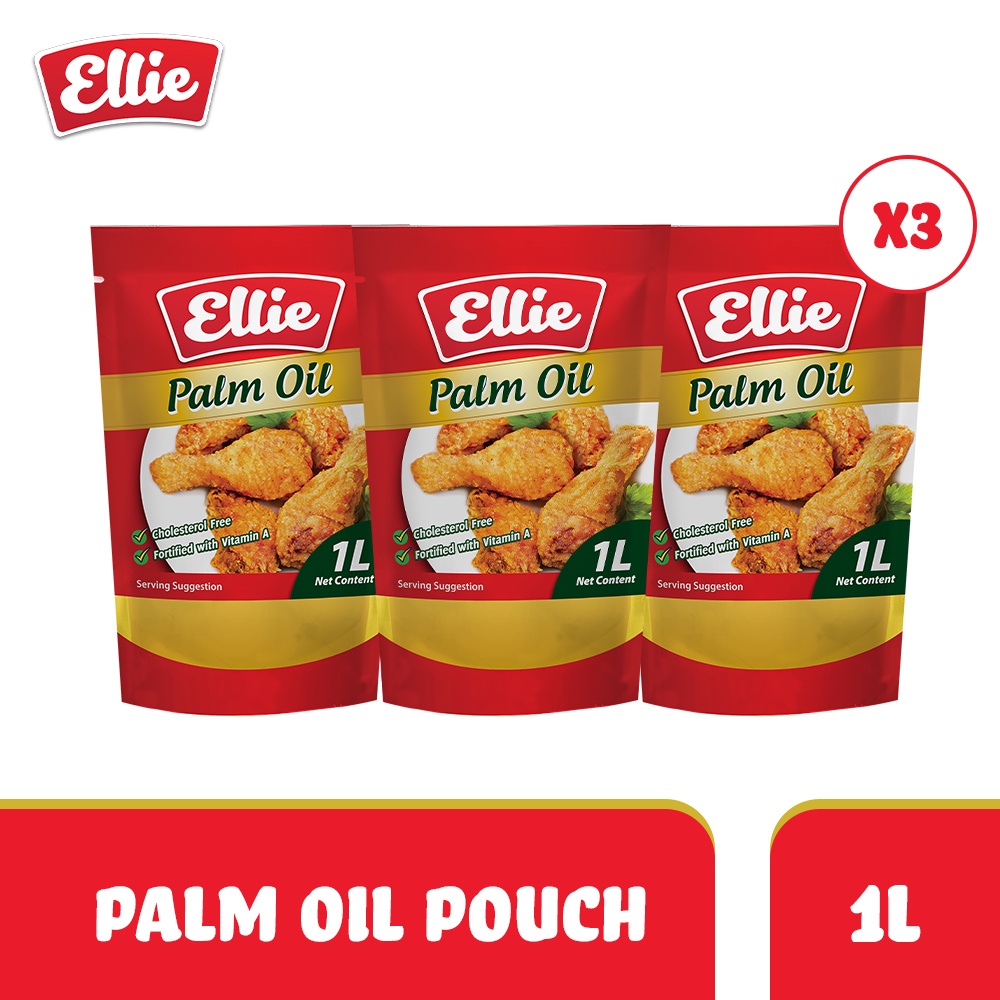 Ellie Palm Oil Pouch 1L (Set of 3) | Shopee Philippines