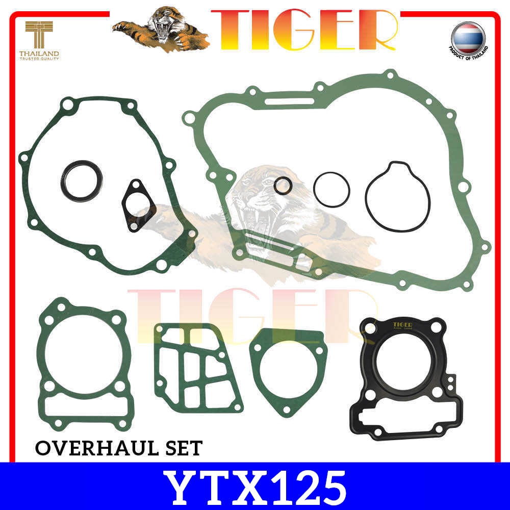 YTX125 Tiger Motorcycle Complete Engine Overhauling Gasket Set (100% ...