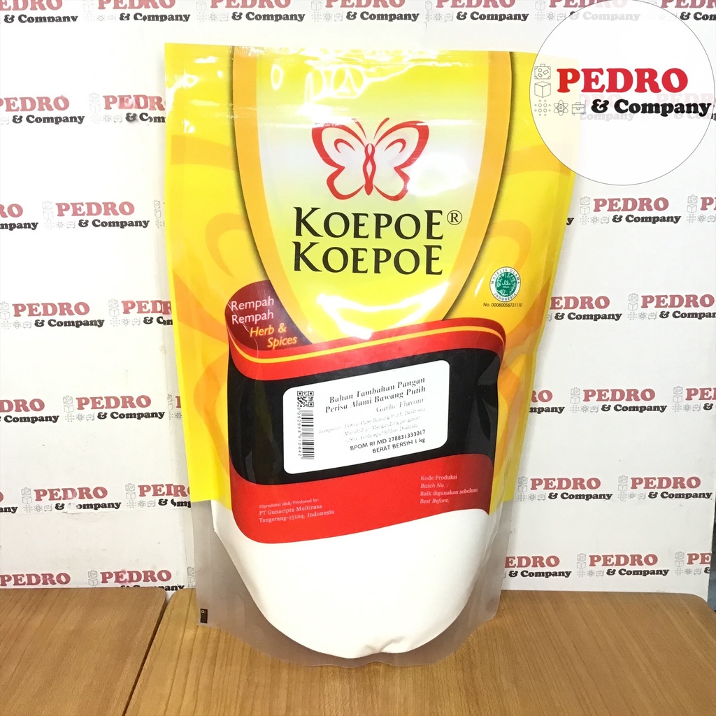 PUTIH Koepoe butterfly garlic powder / garlic powder 1 kg - refill pack ...