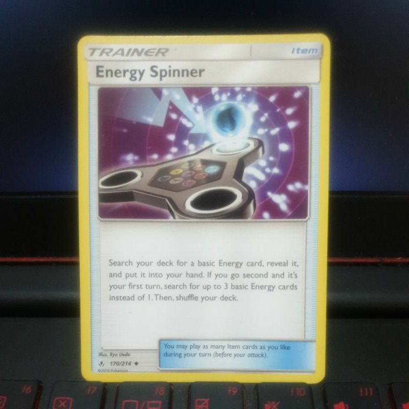 Energy Spinner - 170/214 - Uncommon Sun & Moon: Unbroken Bonds | Shopee ...