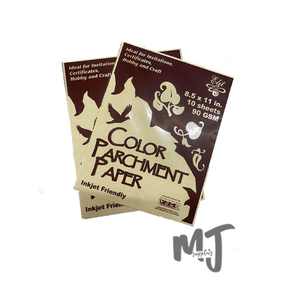 10 SHEETS Parchment Paper 8.5" x 11" 90gsm (VECO) | Shopee Philippines