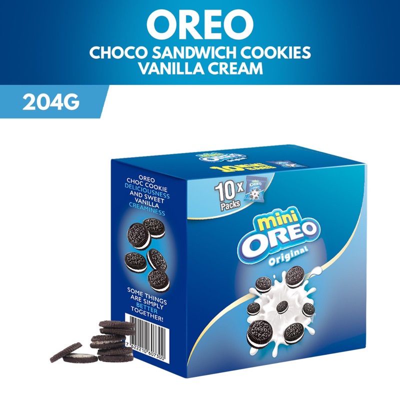 Mini Oreo Sandwich Cookies 204g Vanilla/Chocolate | Shopee Philippines