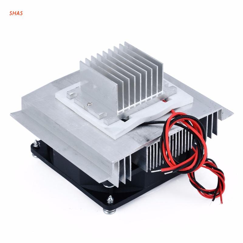 Shas DIY Peltier Cooler Kit 12V Semiconductor Thermoelectric Cooler Cooling System Heatsink ...