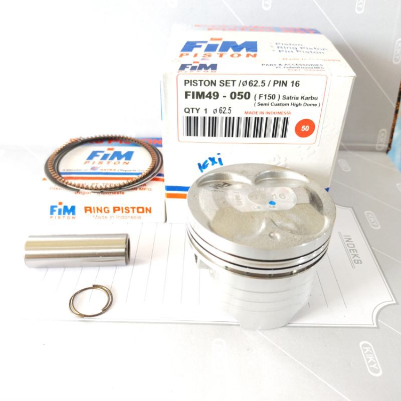 Piston SEHER KIT SET FIM 49 size 62 62.5 63 64 mm pin 16 mm suzuki ...