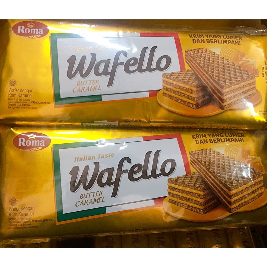 Roma Wafello Butter Caramel | Packaging 95 gr | Shopee Philippines